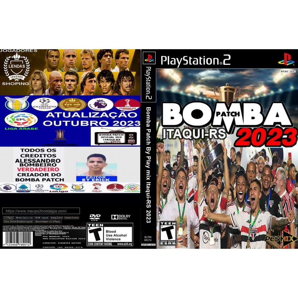 Ps2 Bomba Patch Mix Outubro 2023 Capa Hd | Shopee Brasil