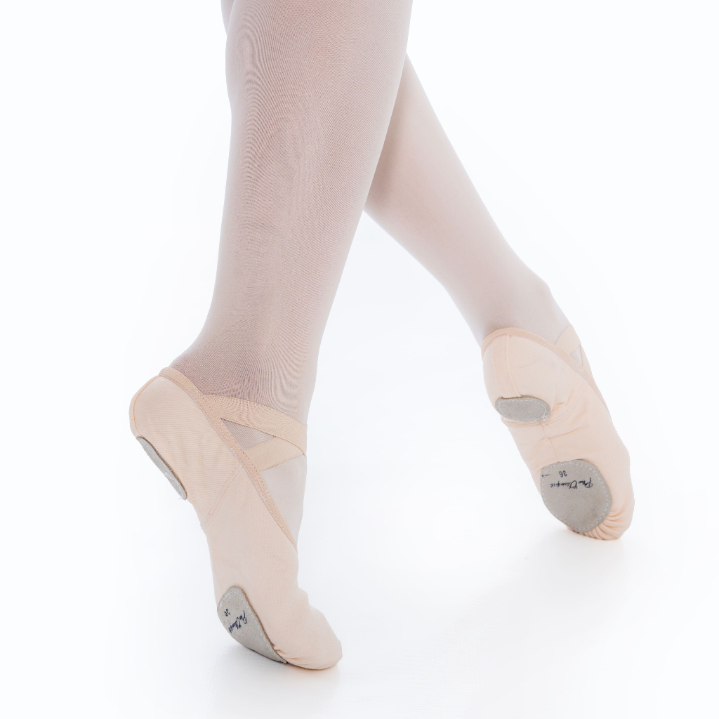 Sapatilha de Ballet Tecido Salmão Fabrica Ballet | Shopee Brasil