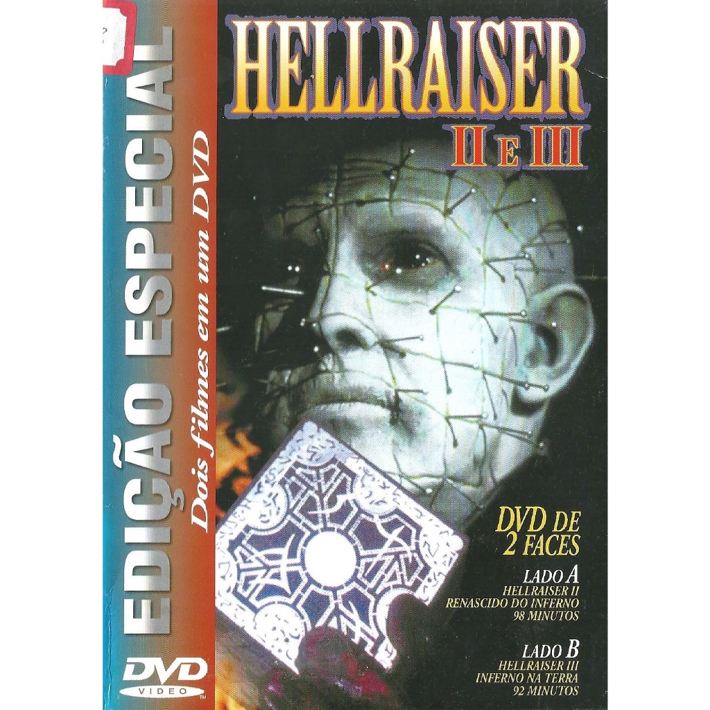 DVD Original: Hellraiser 2 - Renascido do Inferno e Hellraiser 3 ...