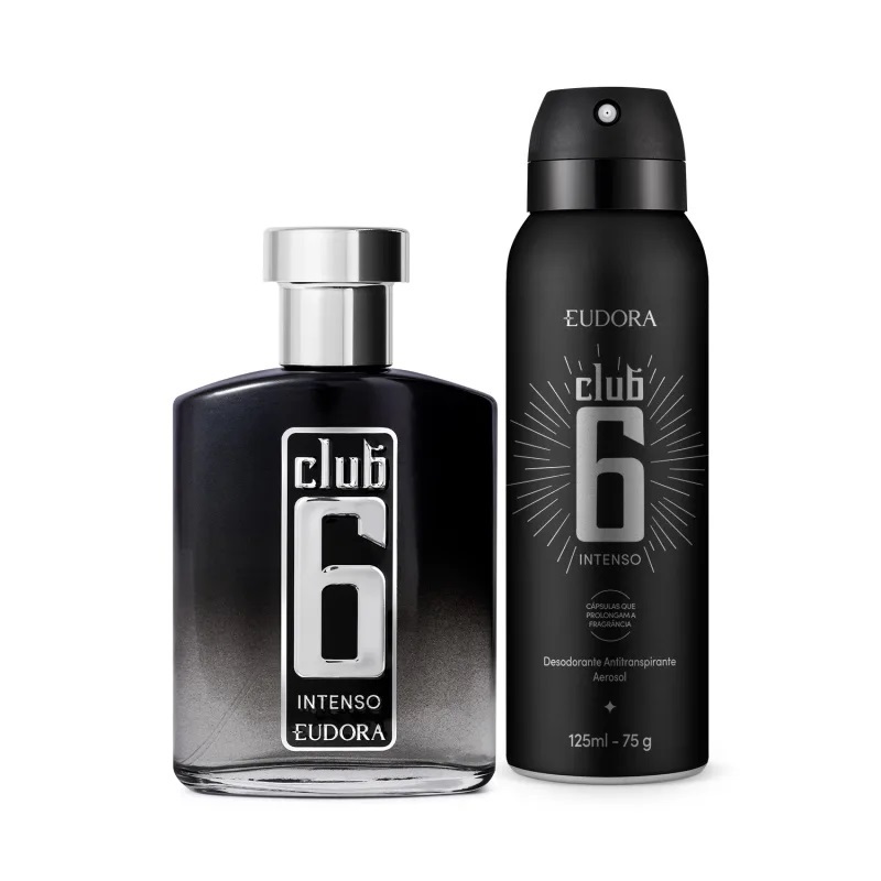 Kit ou Avulso Club 6 Intenso: Desodorante Colônia 95ml + Desodorante Antitranspirante 125ml/75g ...