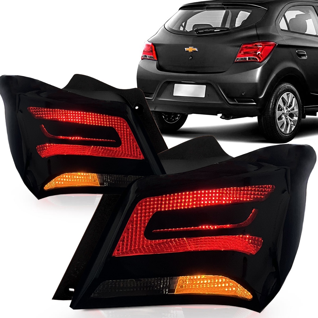 Aplique Adesivo Lanterna GM Onix Máscara Negra | Shopee Brasil