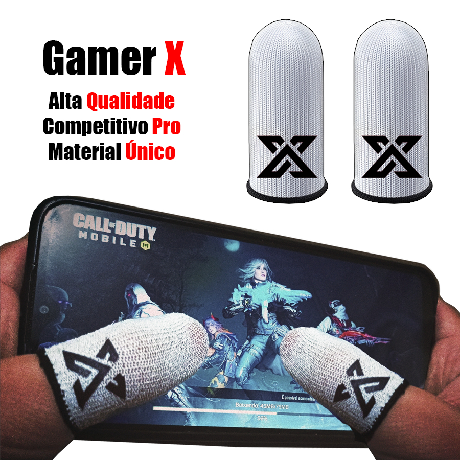Luva De Dedo Gamer X - Profissional Competitivo - Luva De Alto ...