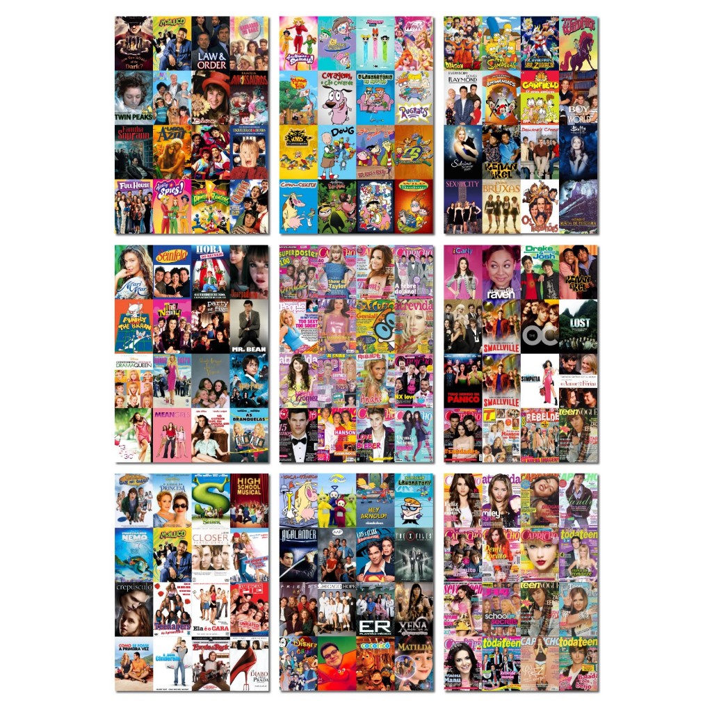 Poster Banner A4 Capa de Revistas Anos 2000 Festa de Aniversário Y2K ...