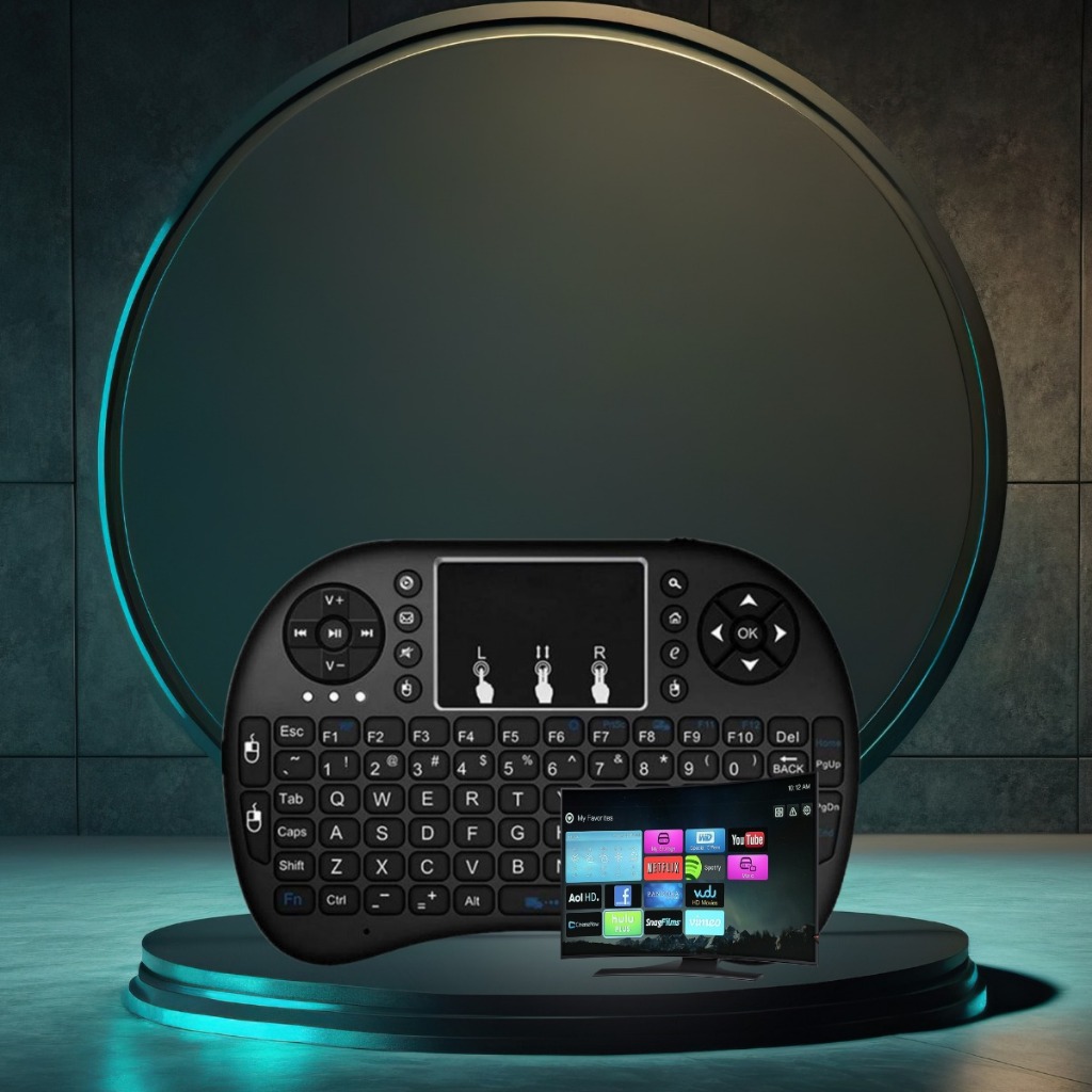 Mini Teclado Controle Sem Fio Wireless Iluminado_store | Shopee Brasil