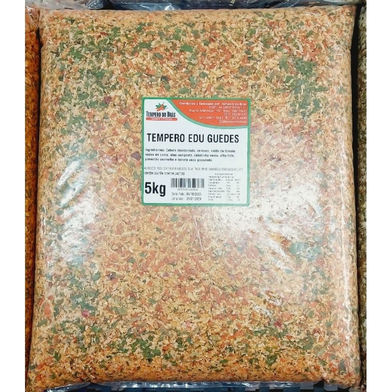 TEMPERO EDU GUEDES PACOTE 5KG | Shopee Brasil