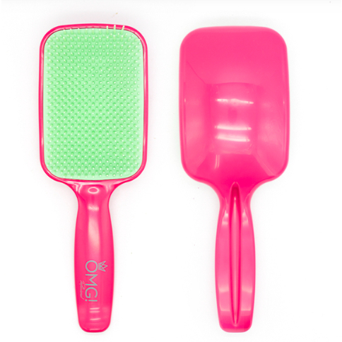 Escova de Cabelo Wet e Dry Detangler OMG Professional | Shopee Brasil