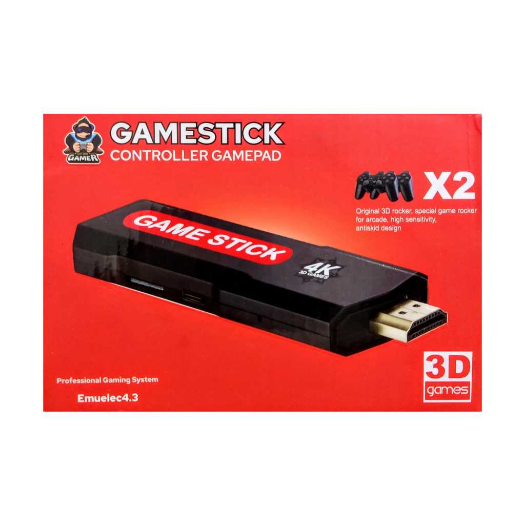 Video Game Stick 10 Original 4k 33 mil Jogos 64GB Retrô Antigo 2 ...