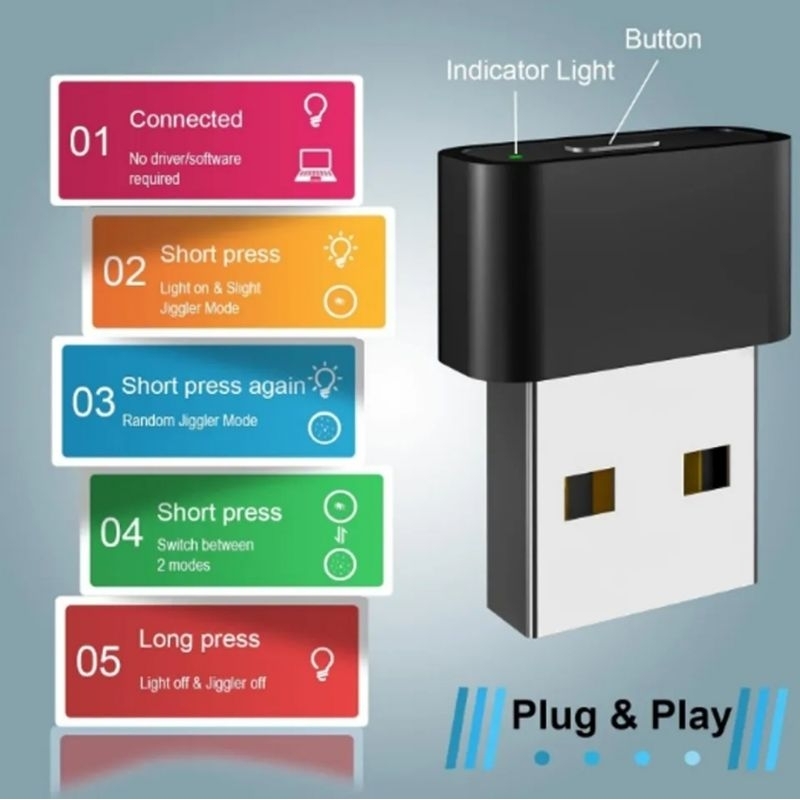 Mini Mouse Jiggler / Mouse Mover | Shopee Brasil