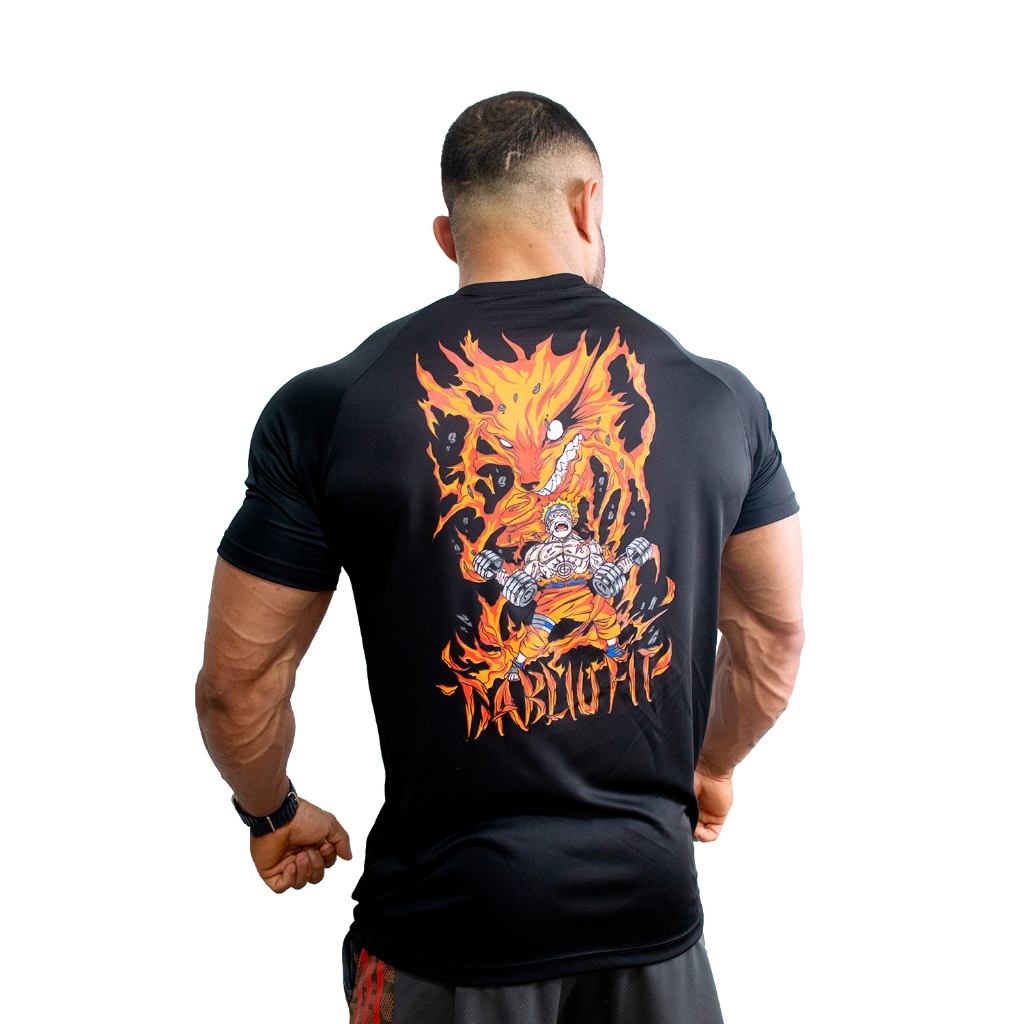 Camisa Anime Naruto Academia Crossfit Treino Dabliu Fit | Shopee Brasil