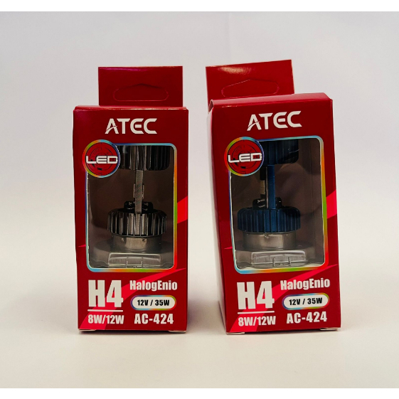 Lâmpada Led Para Farol H4 Halogênio 8w/12w ATEC | Shopee Brasil