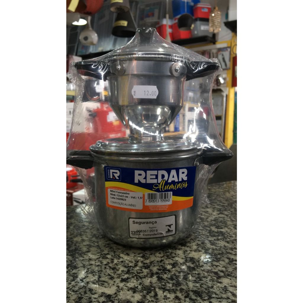 Cuscuzeiro Individual Prático - Mini Cuscuzeiro - Redar | Shopee Brasil