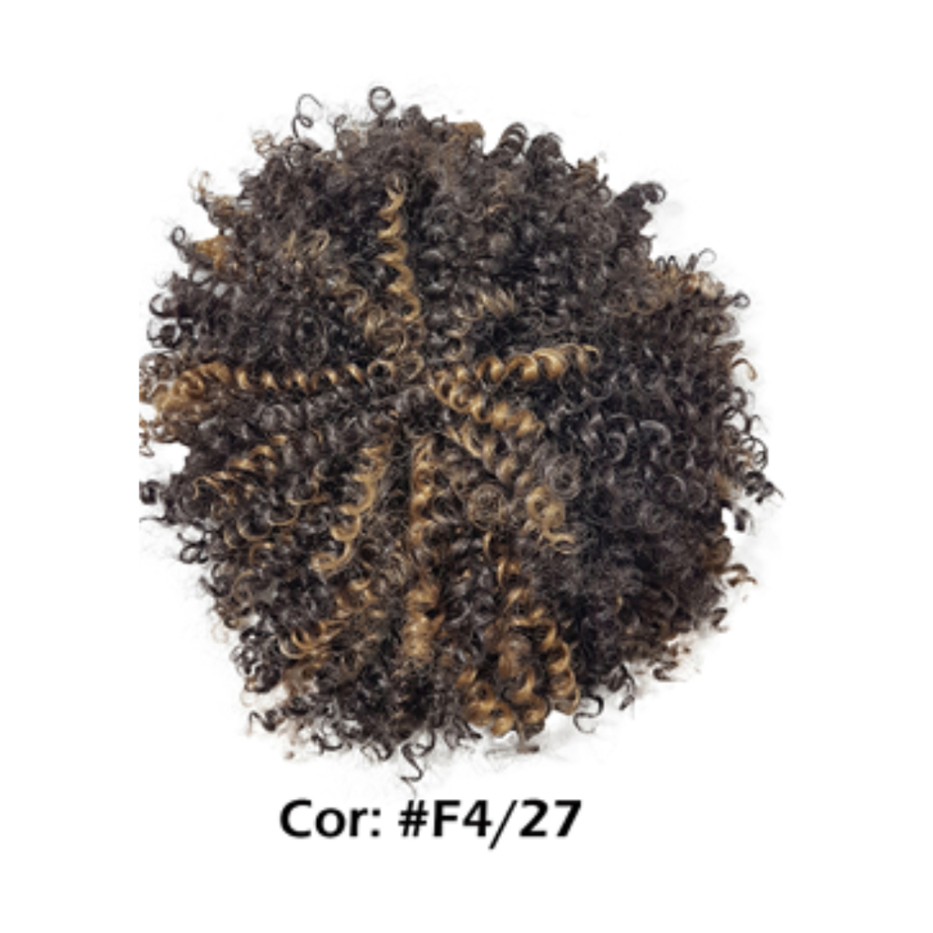 Aplique Coque Cacheado Afro Puff - Fibra Orgânica | Shopee Brasil