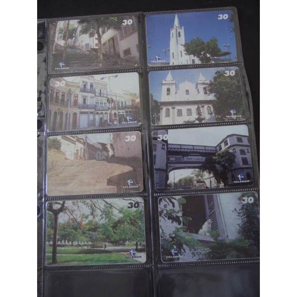 CARTOES TELEFONICOS SERIE COMPLETA TELEMAR BAIRROS PORTUARIOS 1999 ...