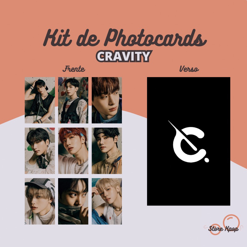 Kit de Photocards (CRAVITY) | Shopee Brasil