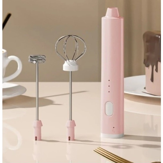 Mini Mixer Fuê Portátil Elétrico Recarregável Misturador Bebidas Ovos ...