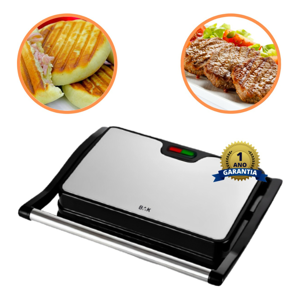 Sanduicheira Grill Elétrica Misteira Tostex Inox 750w | Shopee Brasil