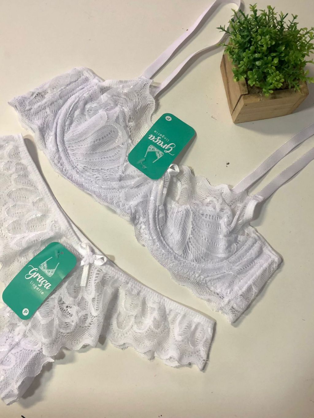 Conjunto Renda Feminino Sexy Com Aro Lingerie Moda Intima | Shopee Brasil