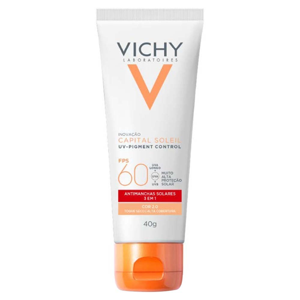 Protetor Solar Facial com Cor Vichy Capital Soleil - UV Pigment Control ...