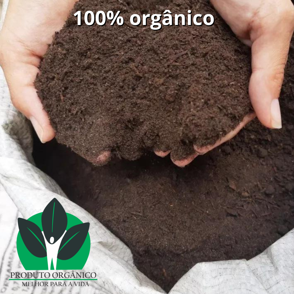 Substrato Orgânico Terra Vegetal Saco 5kg para Hortas Jardins | Shopee ...
