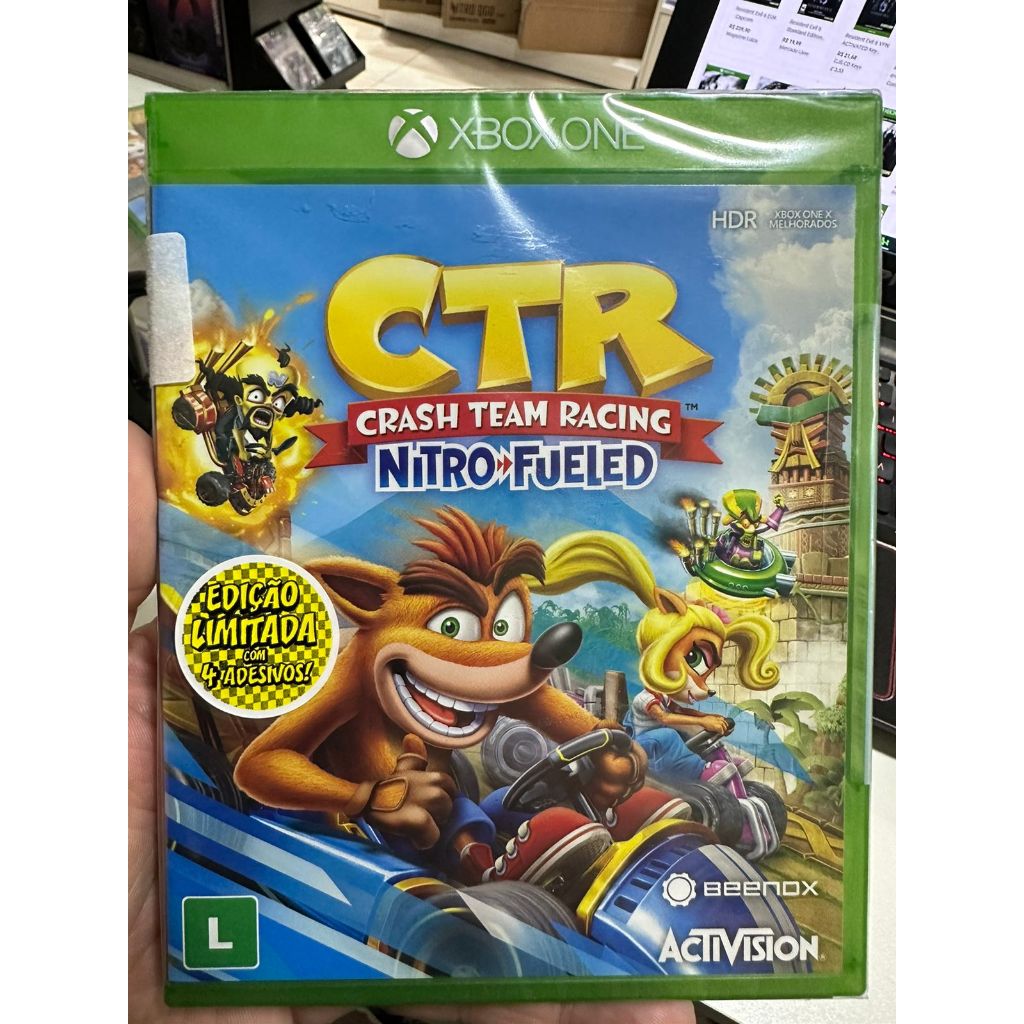 CRASH CTR TEAM RACING NITRO FUELLED MIDIA FISICA NACIONAL PT-BR LACRADO | Shopee Brasil