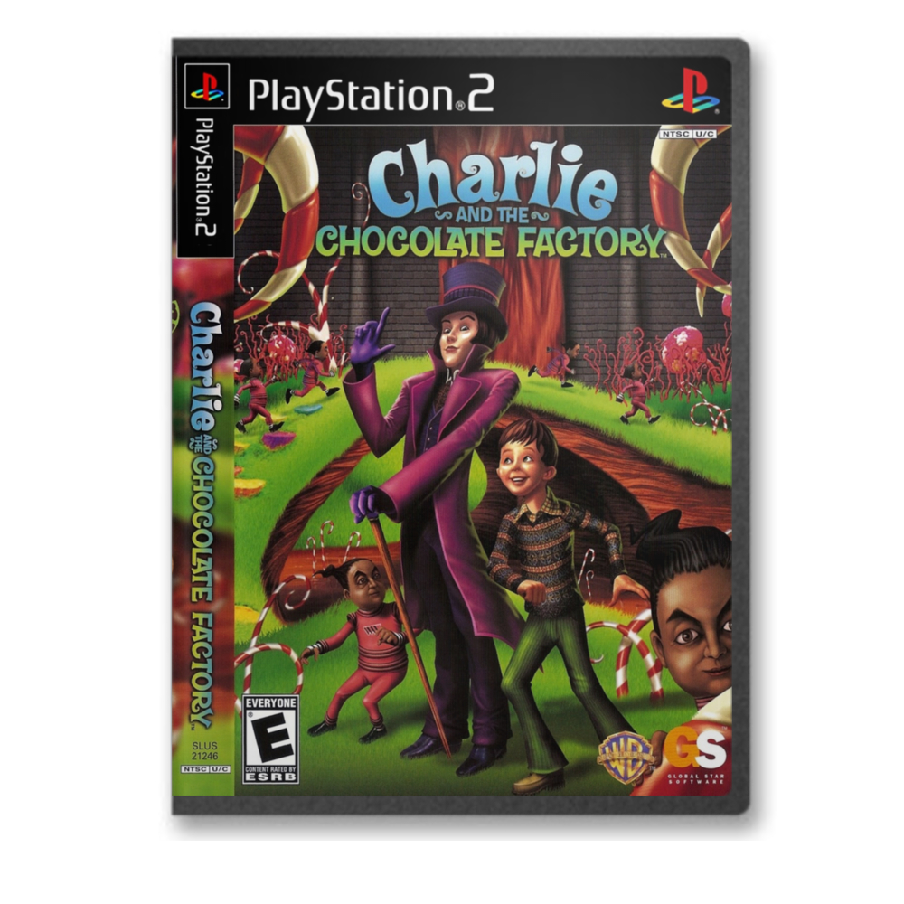 Charlie And The Chocolate Factory Jogo para Playstation 2 Slim ...