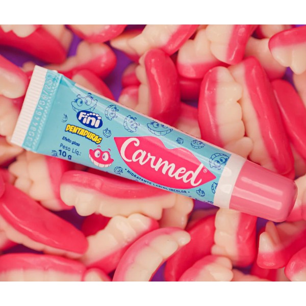 Hidratante Labial Carmed Fini Dentadura 10g | Shopee Brasil