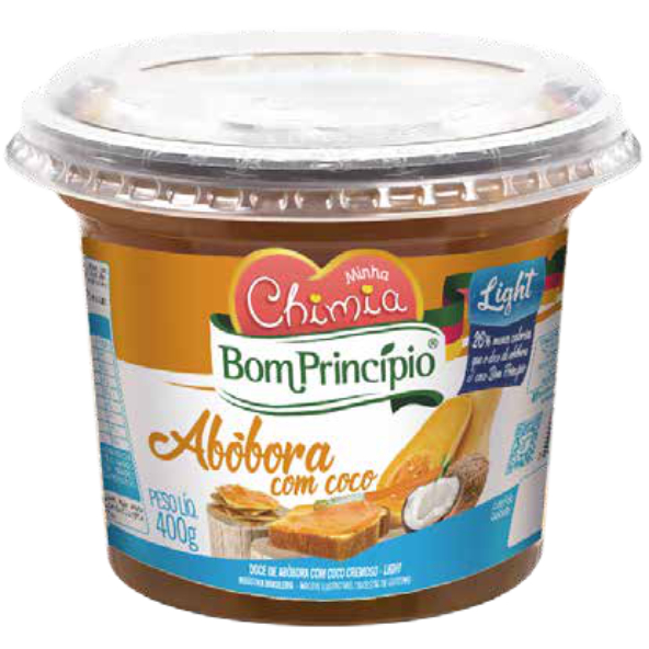 Kit com 2 Doces de Fruta Bom Princípio Abóbora com Coco Light 400g ...