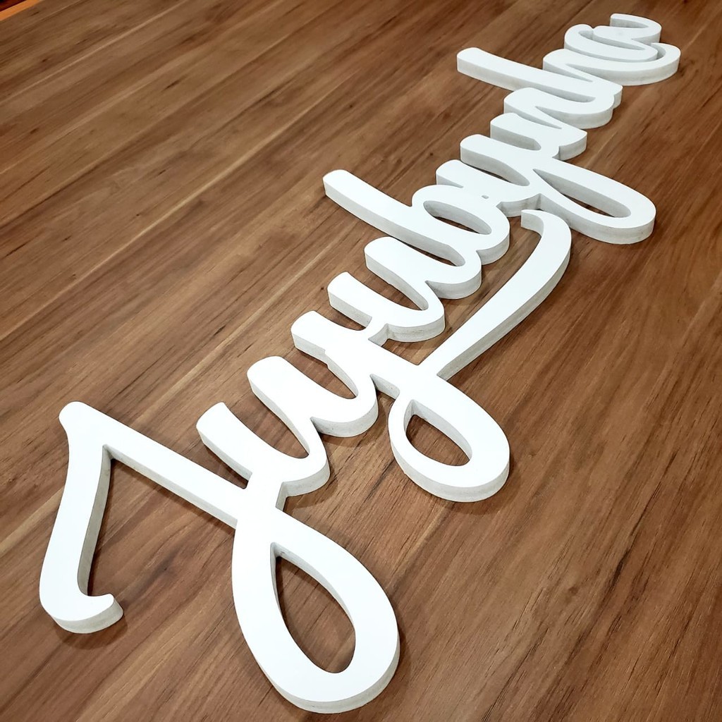 LETRAS em PVC expandido 10mm Fachada/ Logomarca PERSONALIZADA LOGO ...