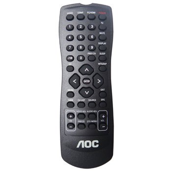 Controle Remoto AOC TV LCD MONITOR | Shopee Brasil