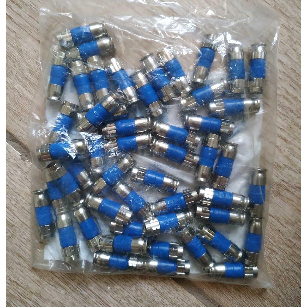 Conectores de Compressão RG06 Profissional Original 50 peças Conectores ...