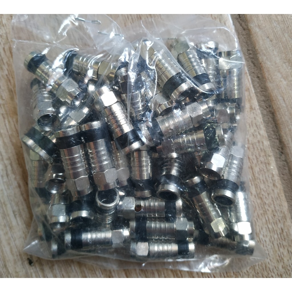 Conectores de Compressão RG06 Profissional Original 50 peças Conectores ...