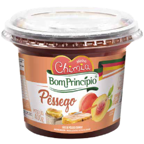 Kit com 2 Doces de Fruta Bom Princípio Pêssego 400g | Shopee Brasil