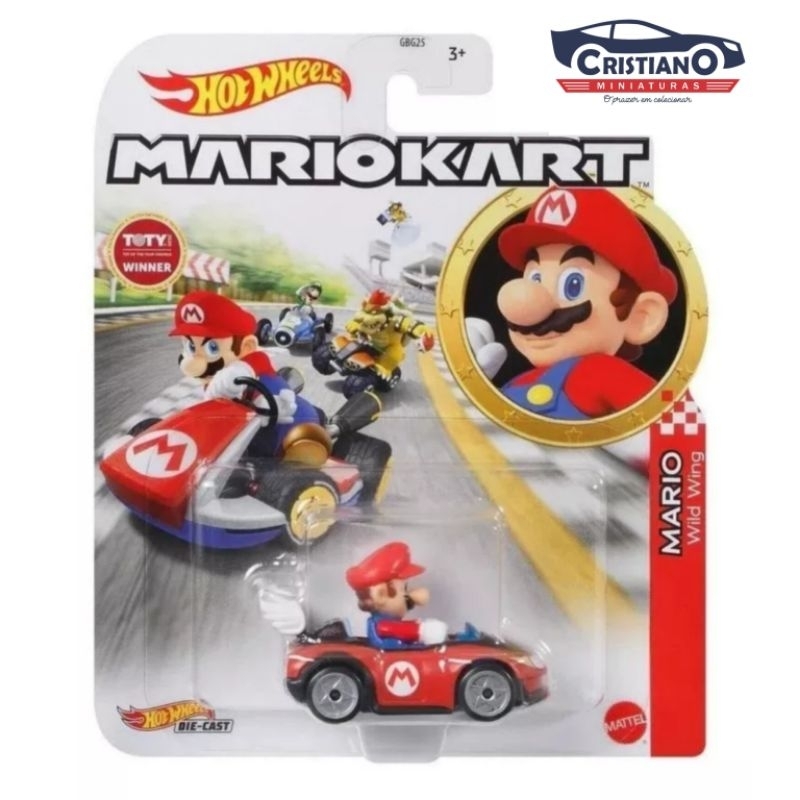 Mario Wild Wing Hot Wheels Mario Kart Die-cast 1/64 Grn17 | Shopee Brasil