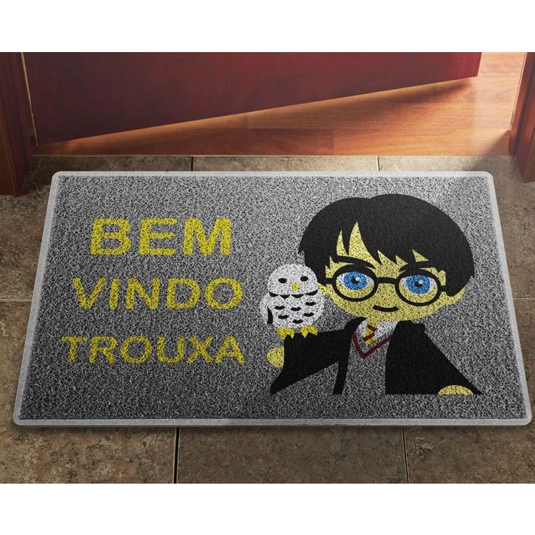 Tapete Capacho Personalizado Bem Vindo Trouxa Harry Potter 60x40cm ...