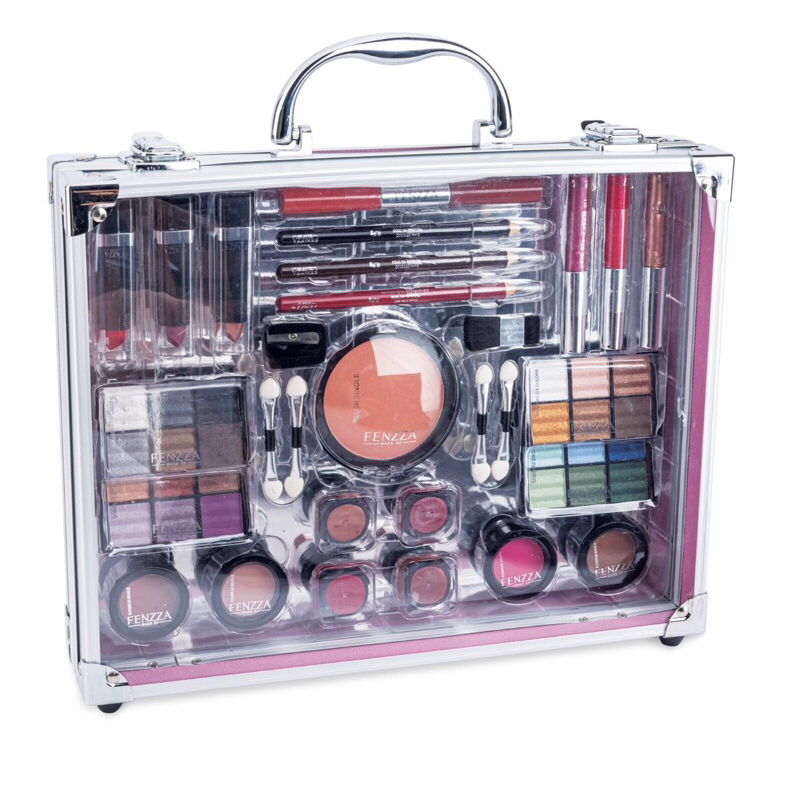 Maleta com kit de maquiagem Fenzza | Shopee Brasil