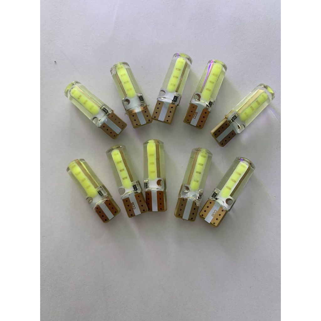 Kit 10 Lampadas Pingo T10 Led Smd Cob 8d 12v Universal Carro | Shopee ...