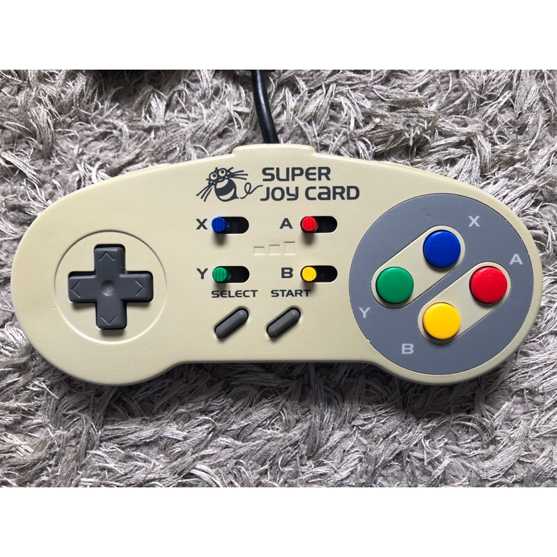 CONTROLE - SUPER FAMICOM - SUPER JOY CARD - SUPER NINTENDO - ORIGINAL | Shopee Brasil