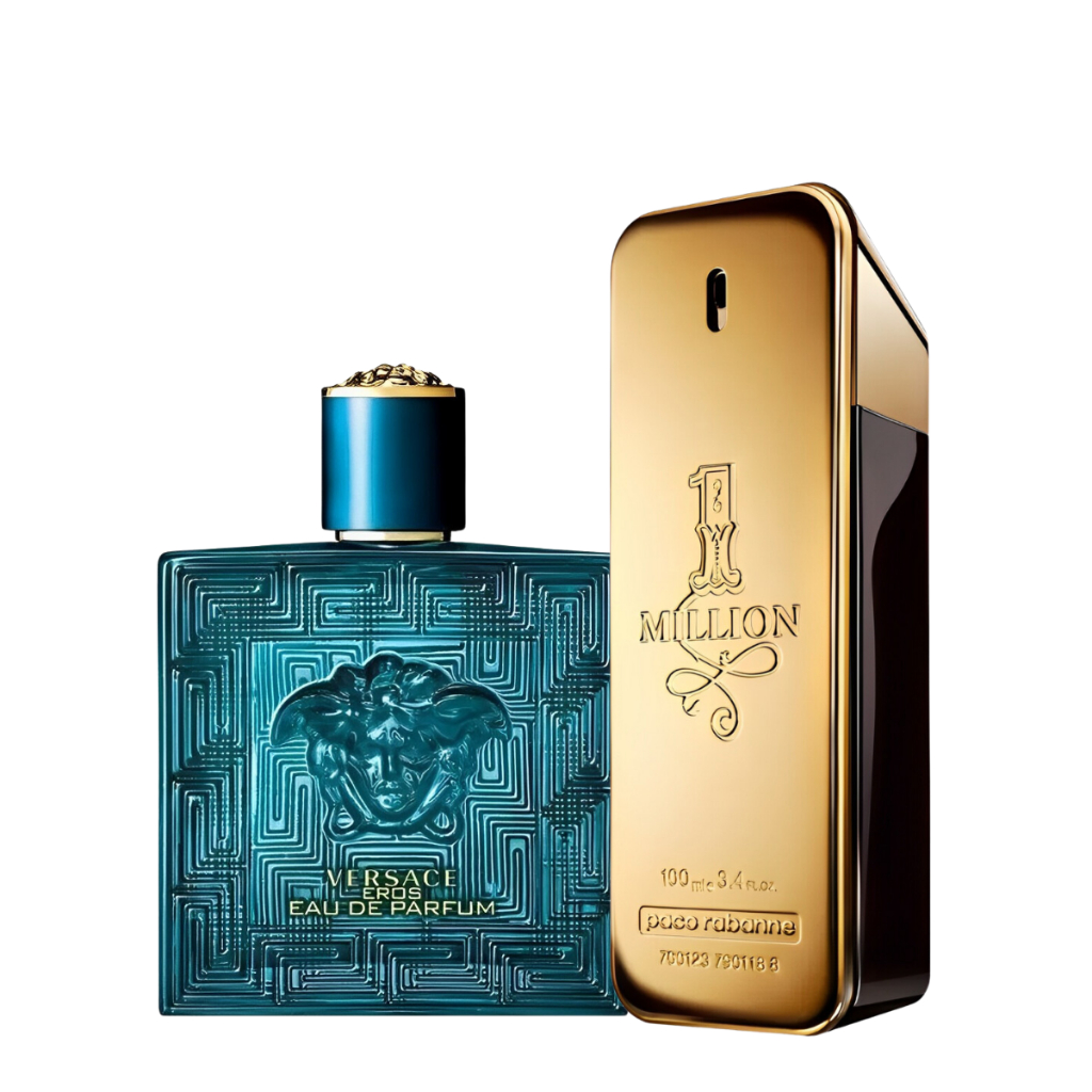Kit 2 Perfumes Maculino - Versace Eros & 1 Million - 100ml cada ...