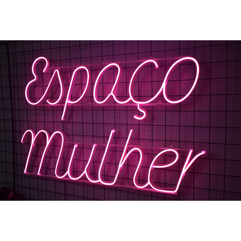 Letreiro Neon Led - Personalizado com 3 efeitos de luz | Shopee Brasil