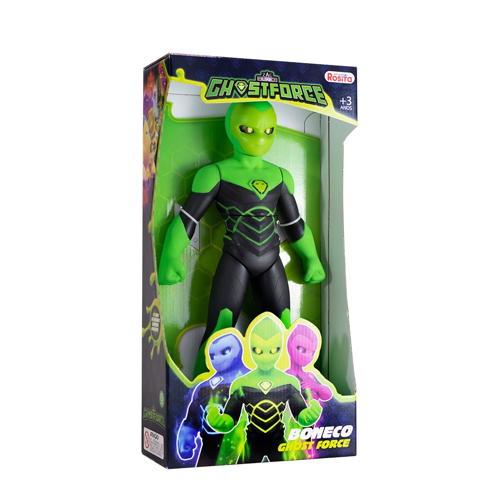 BONECO KRUSH GHOST FORCE ORIGINAL ROSITA | Shopee Brasil
