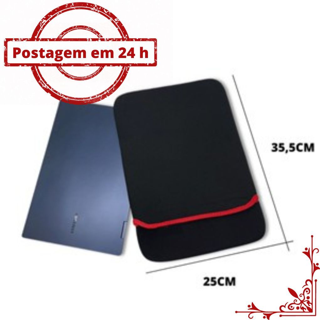 Capa Neoprene Para Notebook 13 Polegadas Mac Tablet Ipad Emborrachado ...