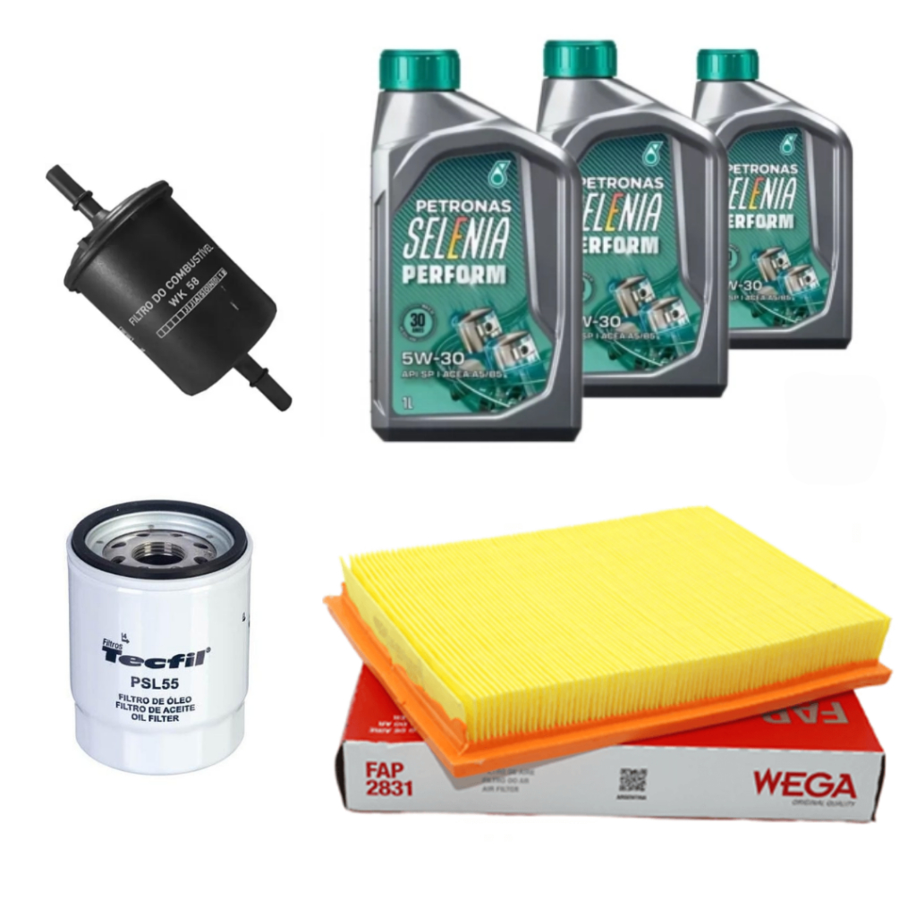 KIT TROCA DE ÓLEO 5W30 SINTÉTICO SELENIA,WK58,FAP2831 E PSL55 - IDEA ...