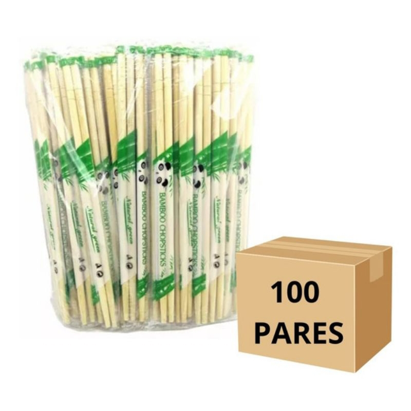 Hashi Waribashi Descartavel De Bambu 100 pares | Shopee Brasil