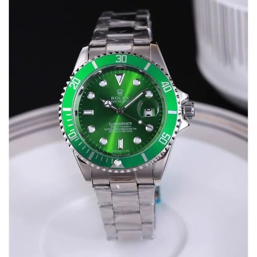Relogio Rolex Submariner Luxo Prata Homem Unissex | Shopee Brasil