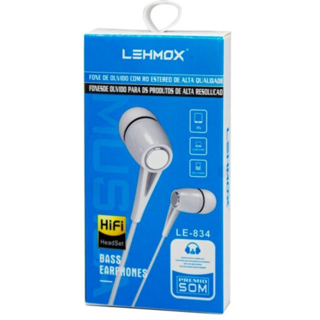 FONE DE OUVIDO LE-834 | Shopee Brasil