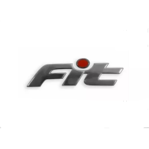 Emblema Letreiro Honda Fit Cromado Com Vermelho | Shopee Brasil