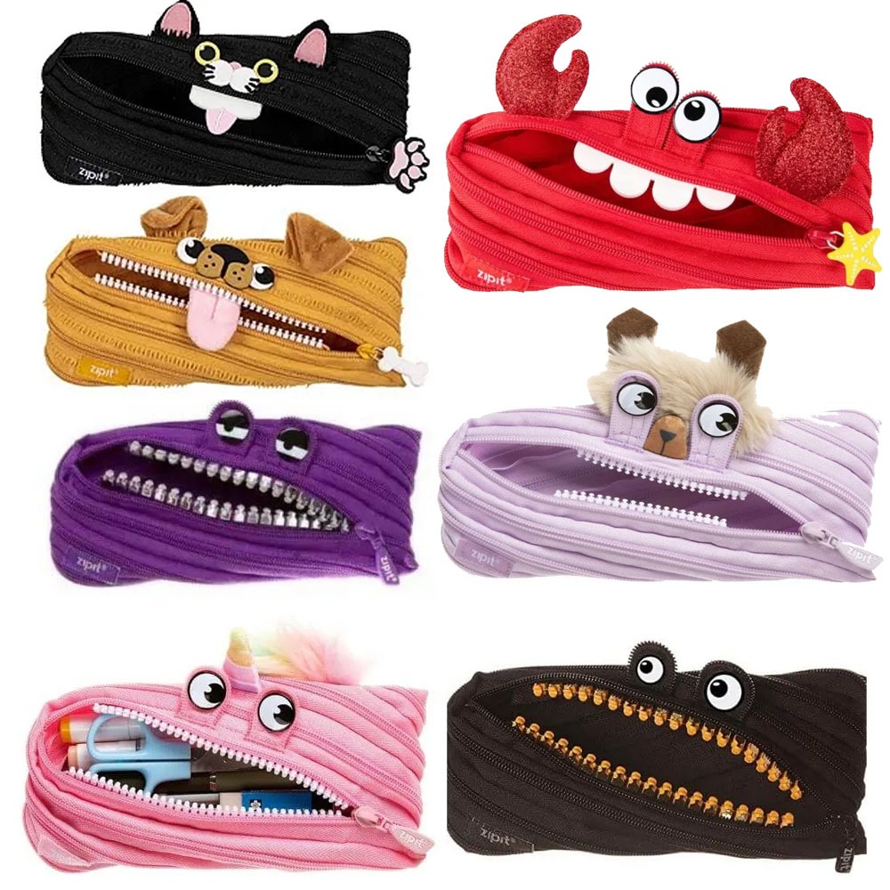 Estojo Zipit Creature Monster - Maped - ESCOLHA O MODELO | Shopee Brasil