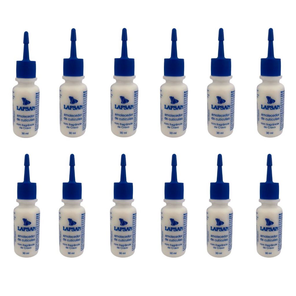 Kit Amolecedor de Cutículas 12 unidades - Lapsan | Shopee Brasil