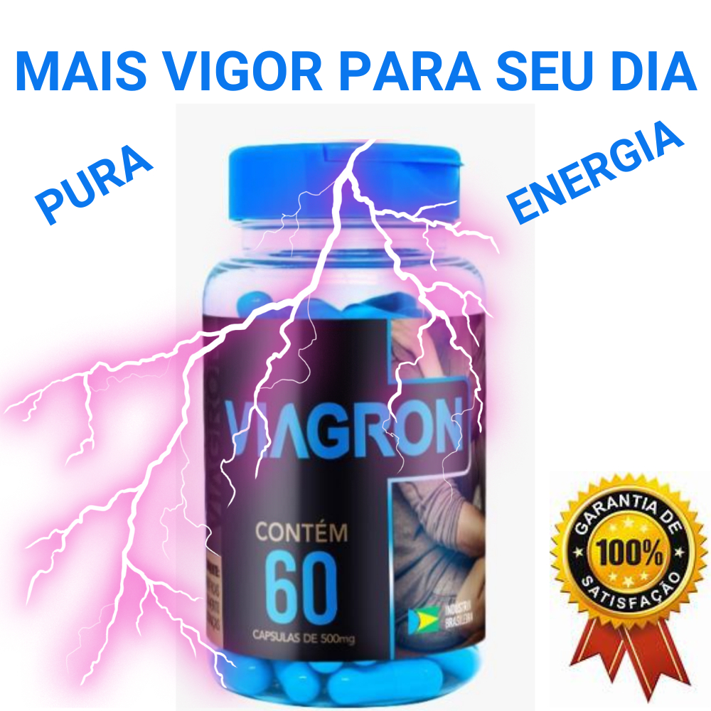 SUPLEMENTO ENERGÉTICO VIAGRON 60CAPS 500MG COM TRIBULUS E MACA | Shopee ...