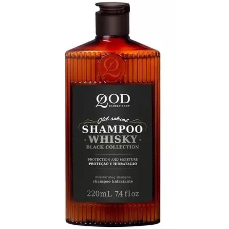 Shampoo Whiskey Black Collection 220 ml - QOD Barber Shop | Shopee Brasil